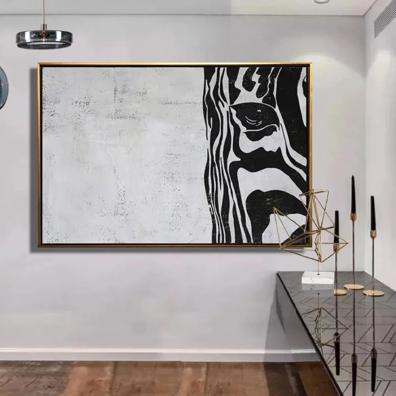 Black and White Canvas Art | Modern Minimalist Wall Art – My Modern Art