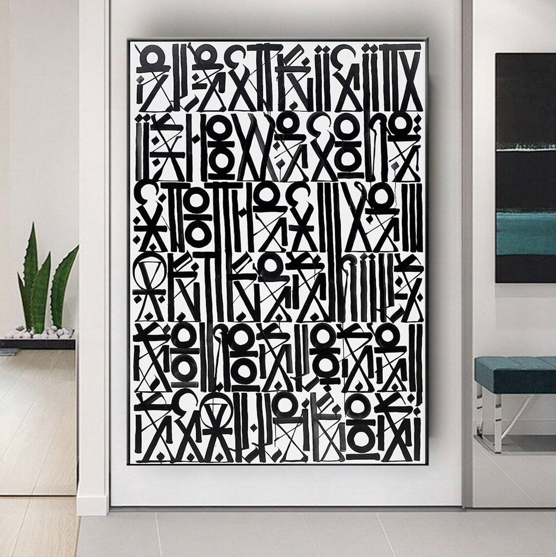 Retna Style Graffiti Canvas Art | Hand-Painted Calligraphy Art – My ...
